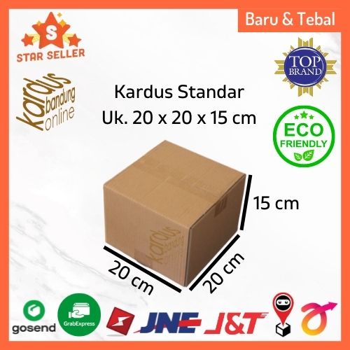 Jual Kardus Box Karton Kotak Dus Packing Topi Polos Murah Uk. 20x20x15 ...