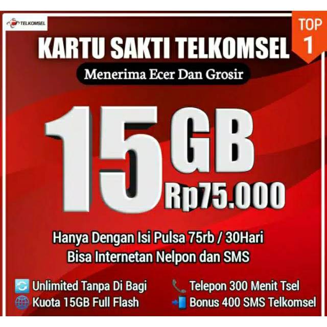 Jual Kartu Telkomsel Sakti Combo | Shopee Indonesia