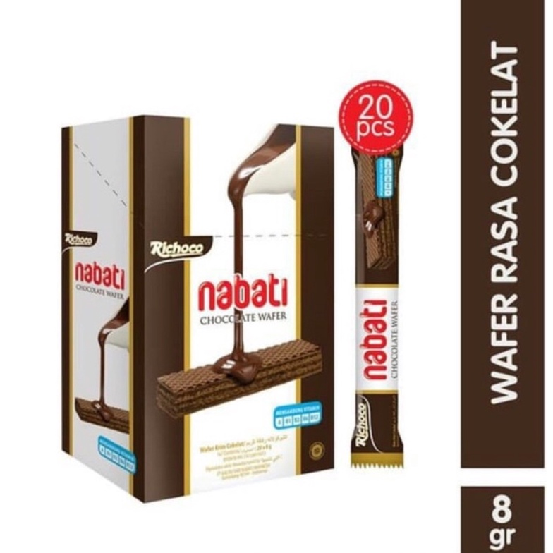 Jual 1 KTK NABATI WAFER RICHOCO ISI 20pcs | Shopee Indonesia