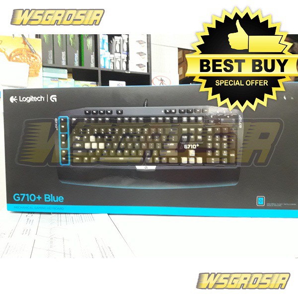 Jual Logitech G710+ Blue Mechanical Gaming Keyboard | Shopee Indonesia