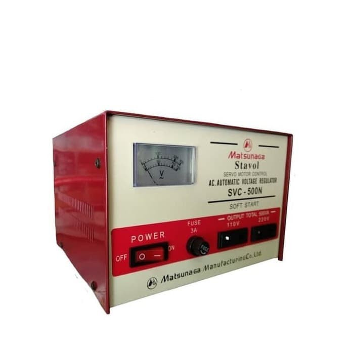 Jual MATSUNAGA - SVC-500N Stabilizer Kapasitas 500W Stavol 500VA ...