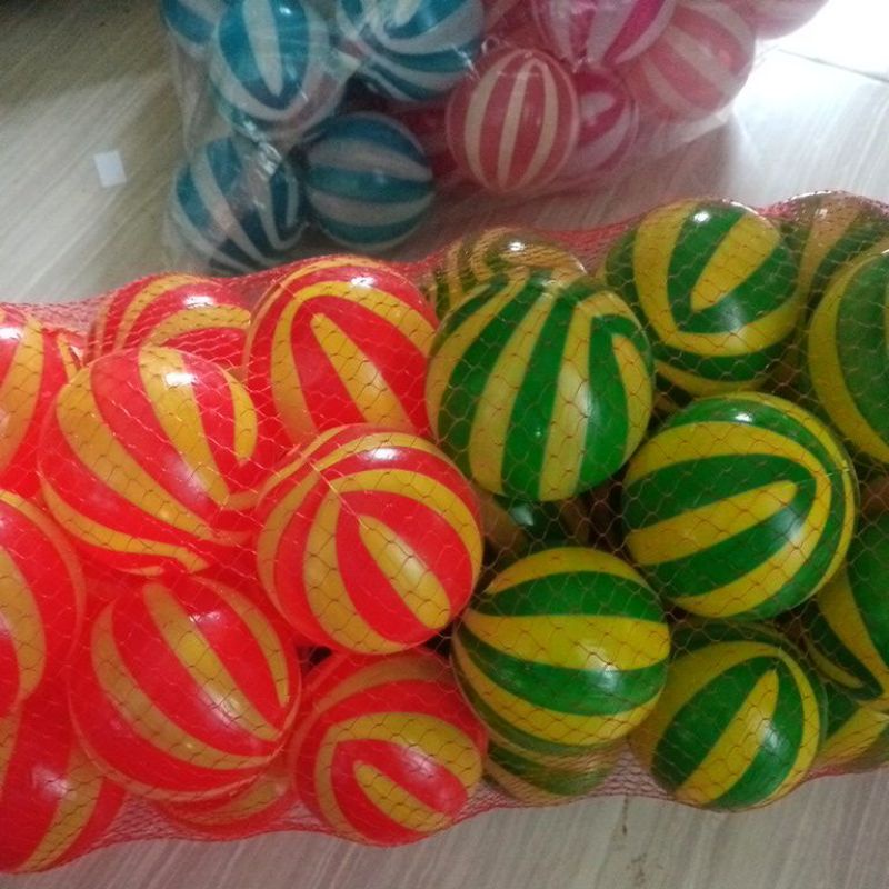 Jual Bola mandi bola mainan anak bola plastik ukuran diameter 5cm isi ...