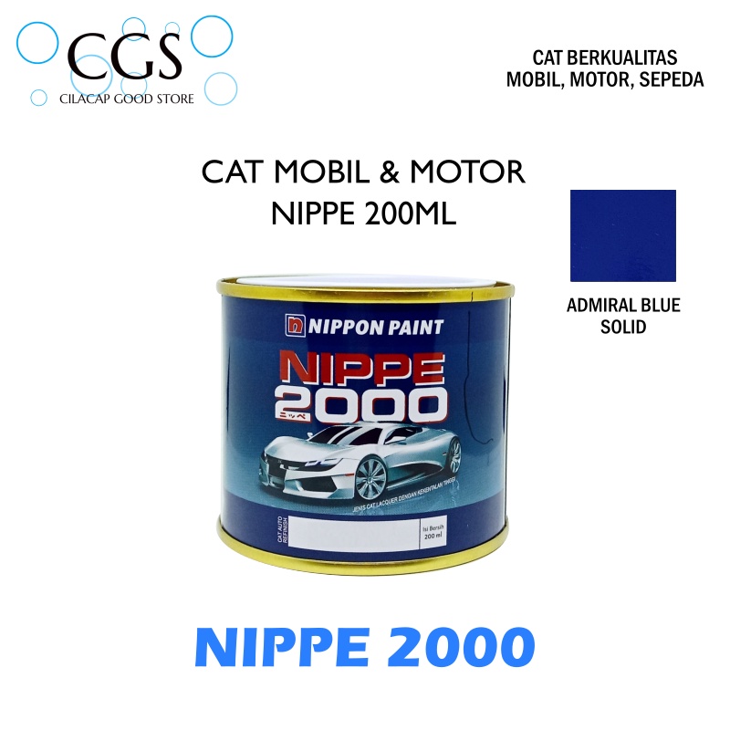 Jual CAT NIPPE ADMIRAL BLUE 200ml - cat nippe biru - cat nipe biru ...