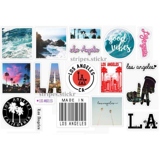 Jual Los Angeles sticker pack | Shopee Indonesia