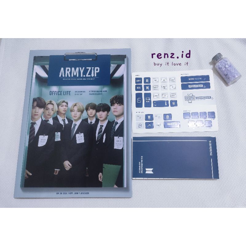 Jual BTS 8th army kit - Photobook, sticker keyboard, memo pad army kit 8 official | Shopee Indonesia