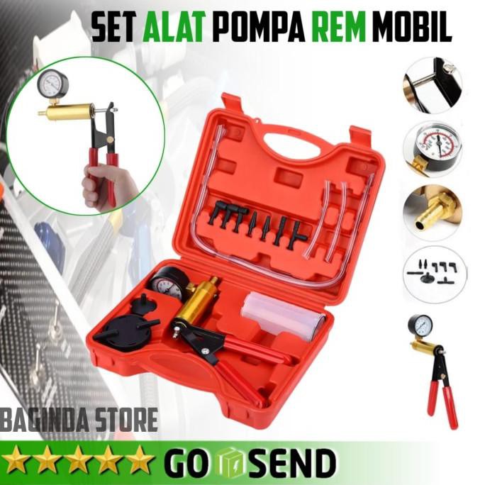 Jual [TERMURAH Kit alat pompa minyak rem dan udara ABS mobil pistol ...