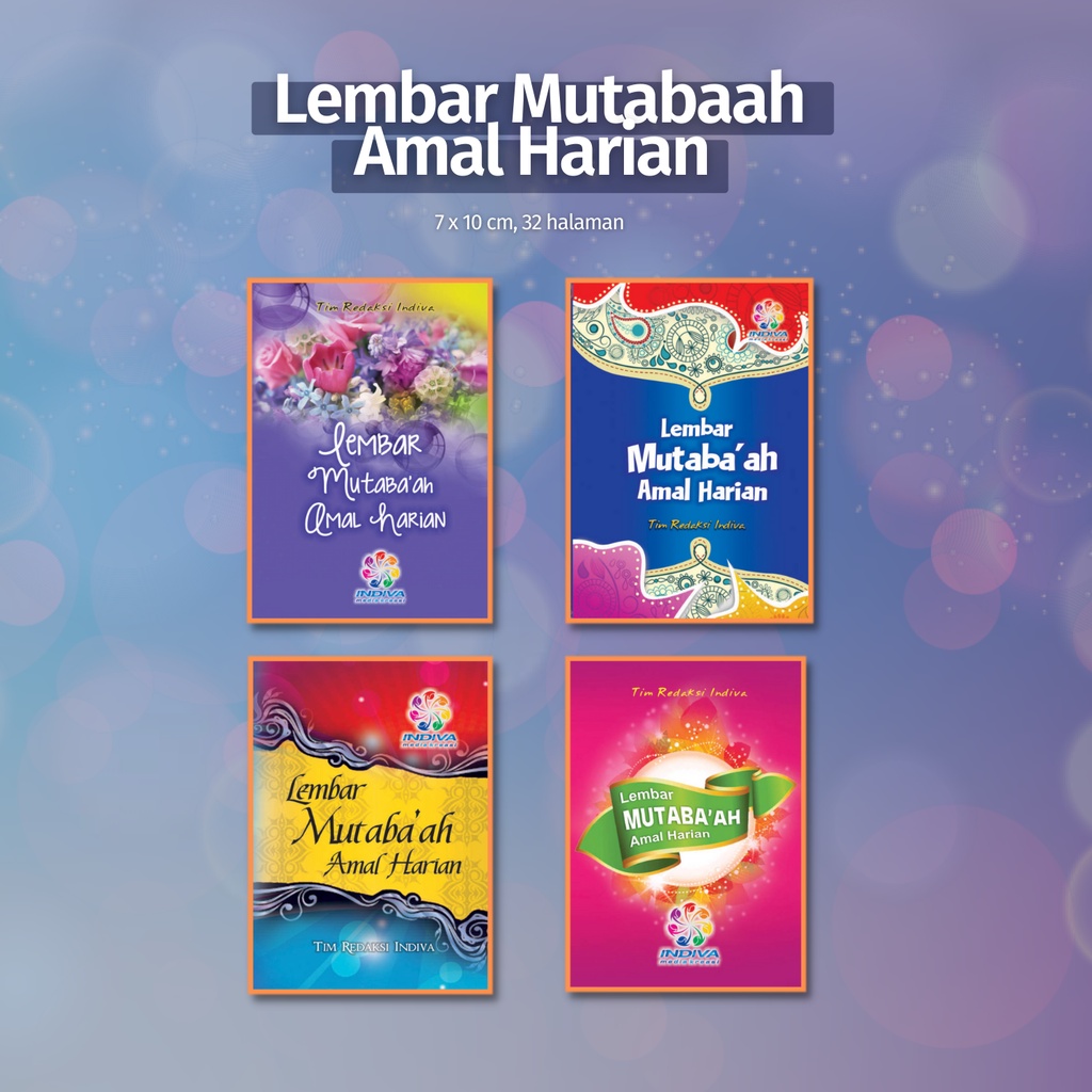 Jual Lembar Mutabaah Ibadah Harian Indiva | Shopee Indonesia