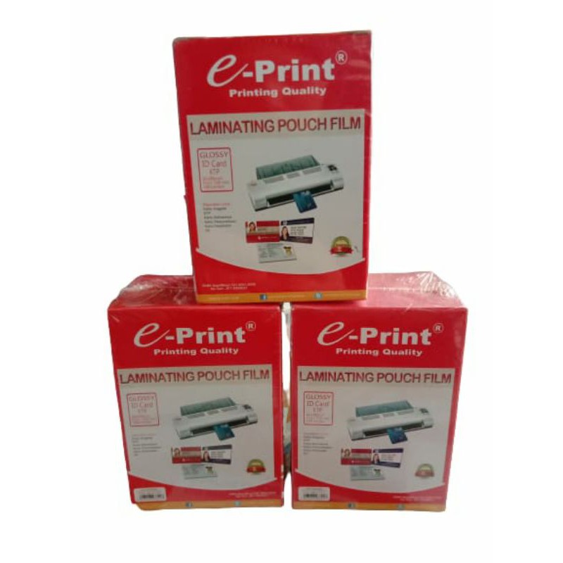 Jual Plastik laminating KTP 250 mic per Pack | Shopee Indonesia