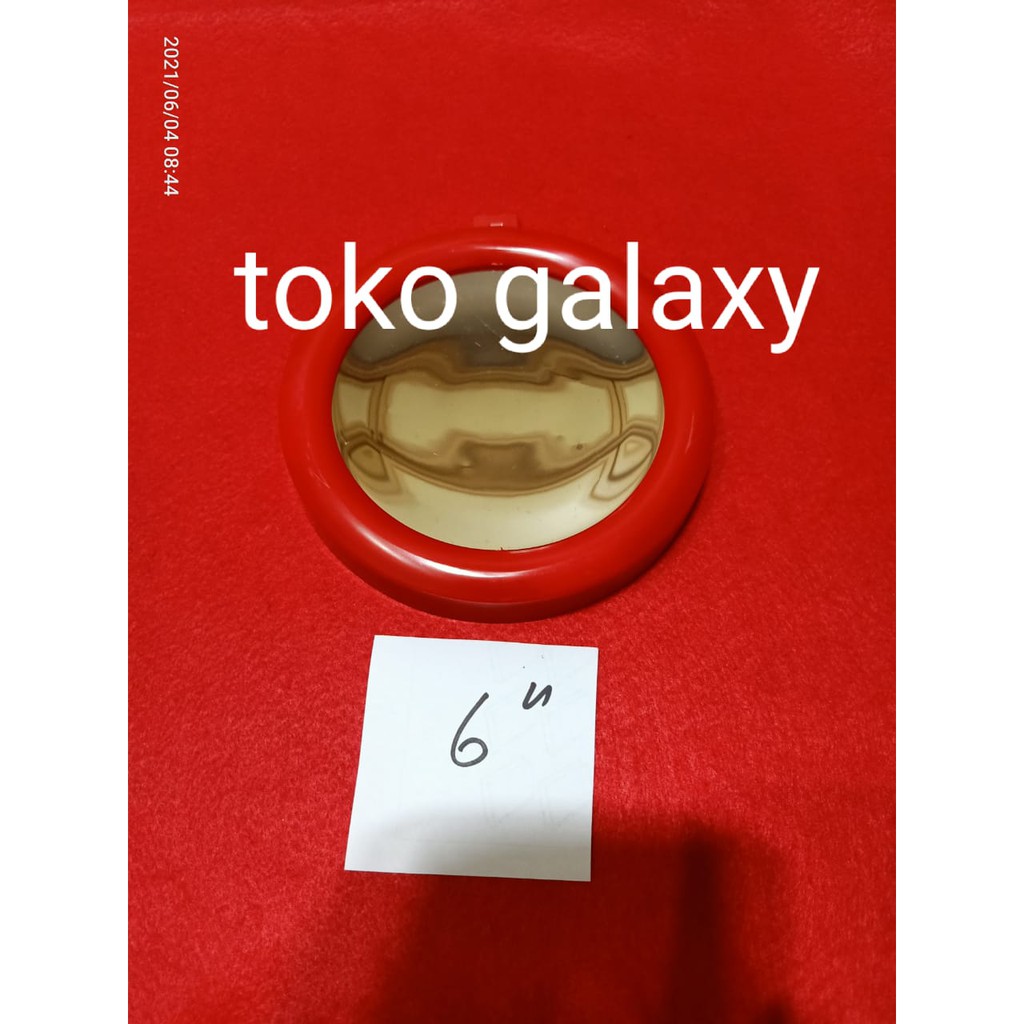 Jual kaca cekung cermin fengshui - 6 inch - merah | Shopee Indonesia