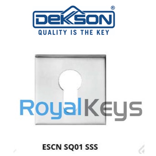 Jual Escutcheon Kotak Dekson Dekkson ESCN SQ01 SSS Cover Penutup Kunci ...