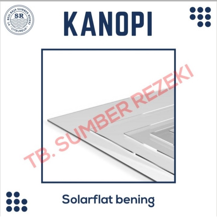 Jual SOLARFLAT BENING / TRANSPARAN (Lebar Efektif 1.1 M) | Shopee Indonesia