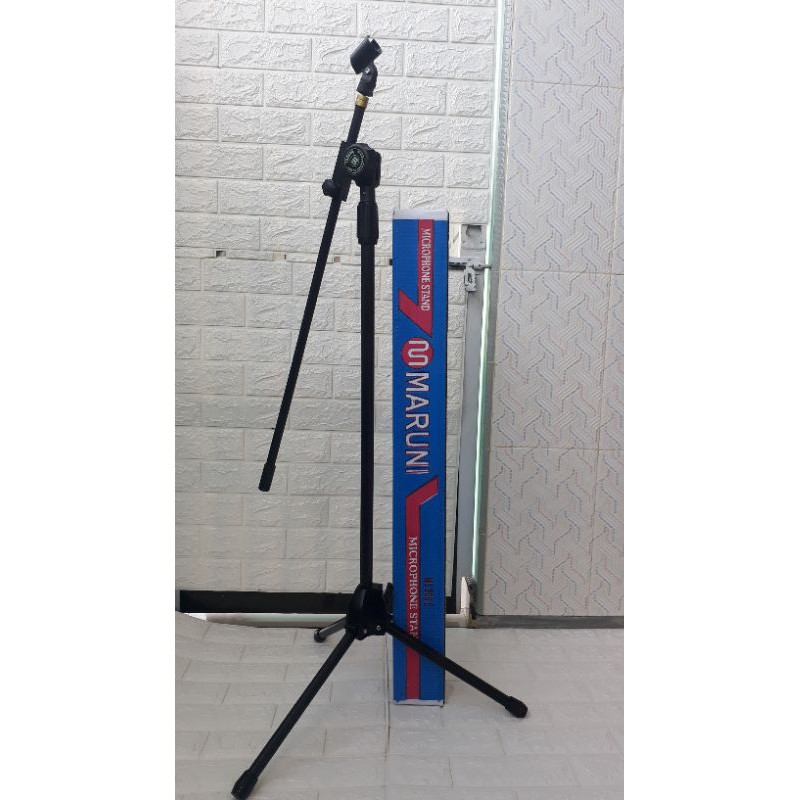 Jual Stand Mic Maruni Panjang Hitam +Holder Mic | Shopee Indonesia