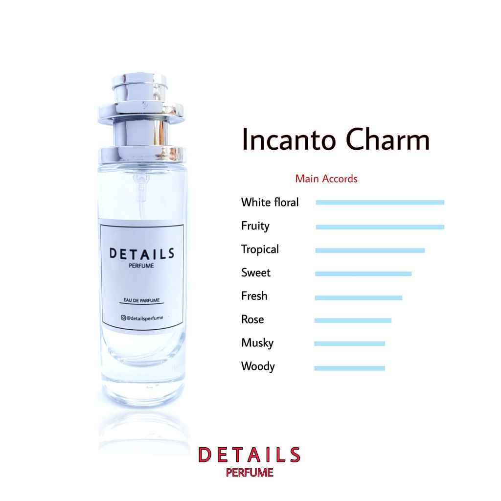 Jual Details Perfume - Incanto Charm - Eau De Parfum | Shopee Indonesia
