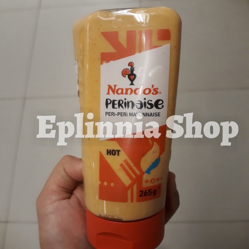 Jual Nando's Perinaise Peri Peri Mayonnaise Hot 265 gr - Nandos ...