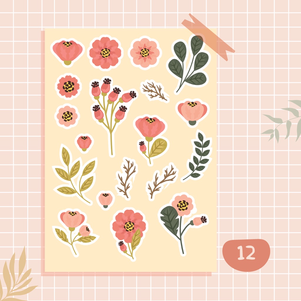 Jual STIKER AESTHETIC A6 *SUDAH CUTTING* | STICKER ESTETIK HP | STIKER ...