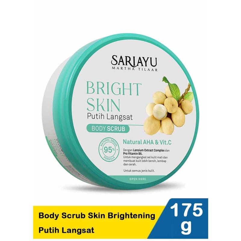 Jual SARIAYU BODY SCRUB 175GR PUTIH LANGSAT LULUR MANDI TUBUH / BADAN ...