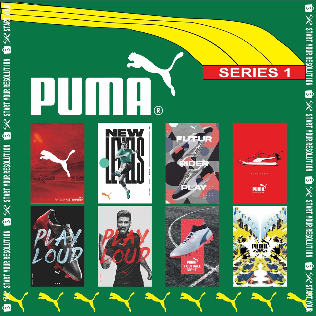Jual Poster Dinding PUMA 1st Series | Hypebeast | Poster Brand Sport ...