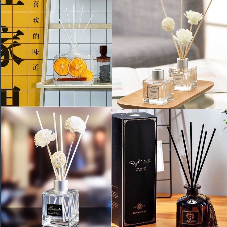 Jual Parfum Ruangan Botol Bunga Hiasan Meja Sticks Rattan Fragnance ...