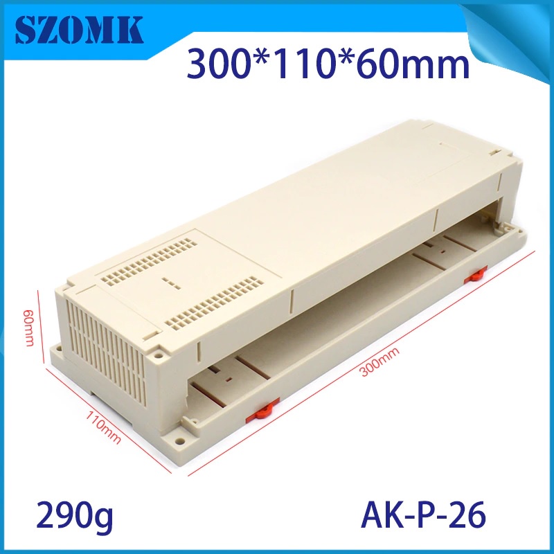 Jual AK-P-26 300X110X60mm Kotak Plastik PLC Electronics Project ...