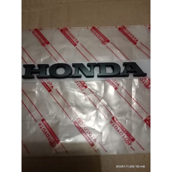 Jual EMBLEM TULISAN HONDA HITAM DOP | Shopee Indonesia