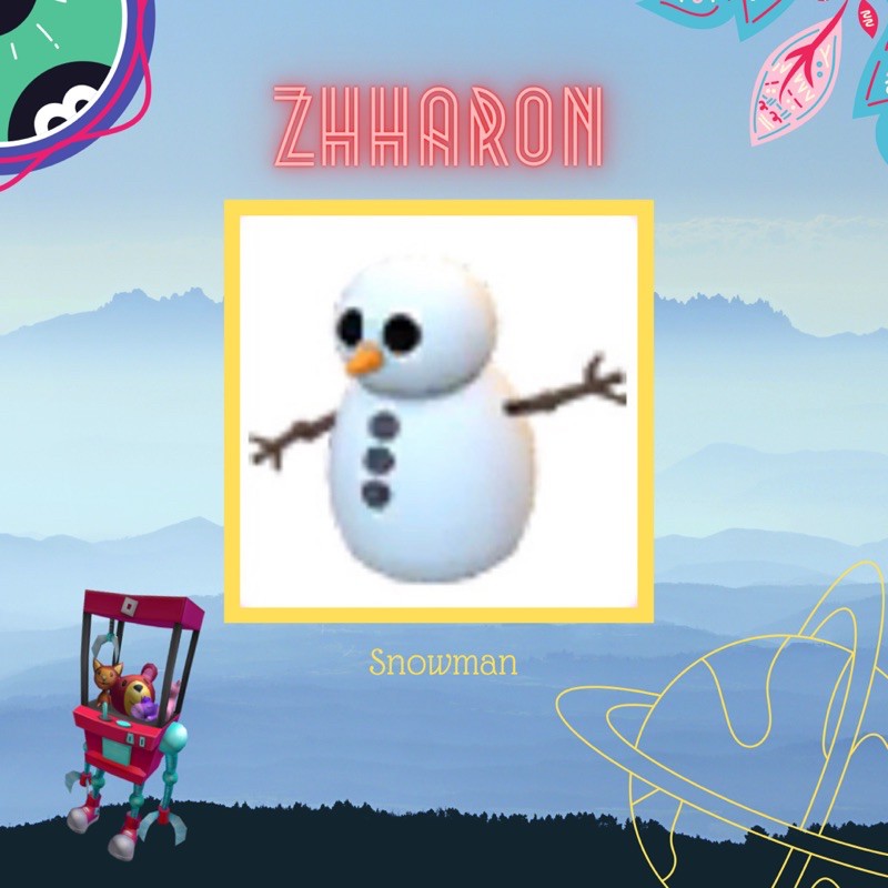 Jual Roblox Adopt Me SNOWMAN (uncommon) | Shopee Indonesia