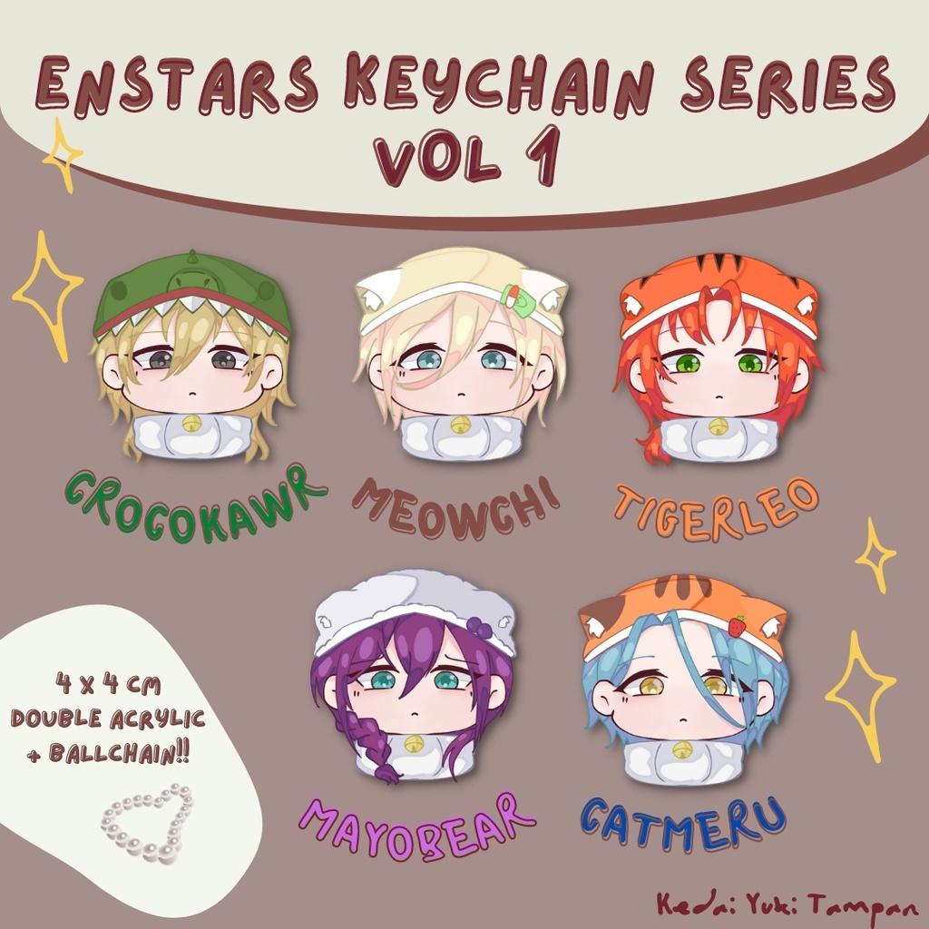 Jual Ensemble Stars Acrylic Keychain | FANMERCH | VOL.1| HiMERU, LEO, EICHI, MAYOI, KAORU ...