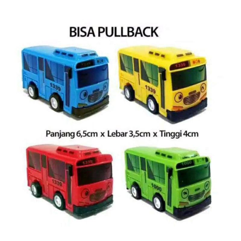Jual Mainan Bis Kecil Tempel sticker sendiri / Bis kecil Tayo bisa ...