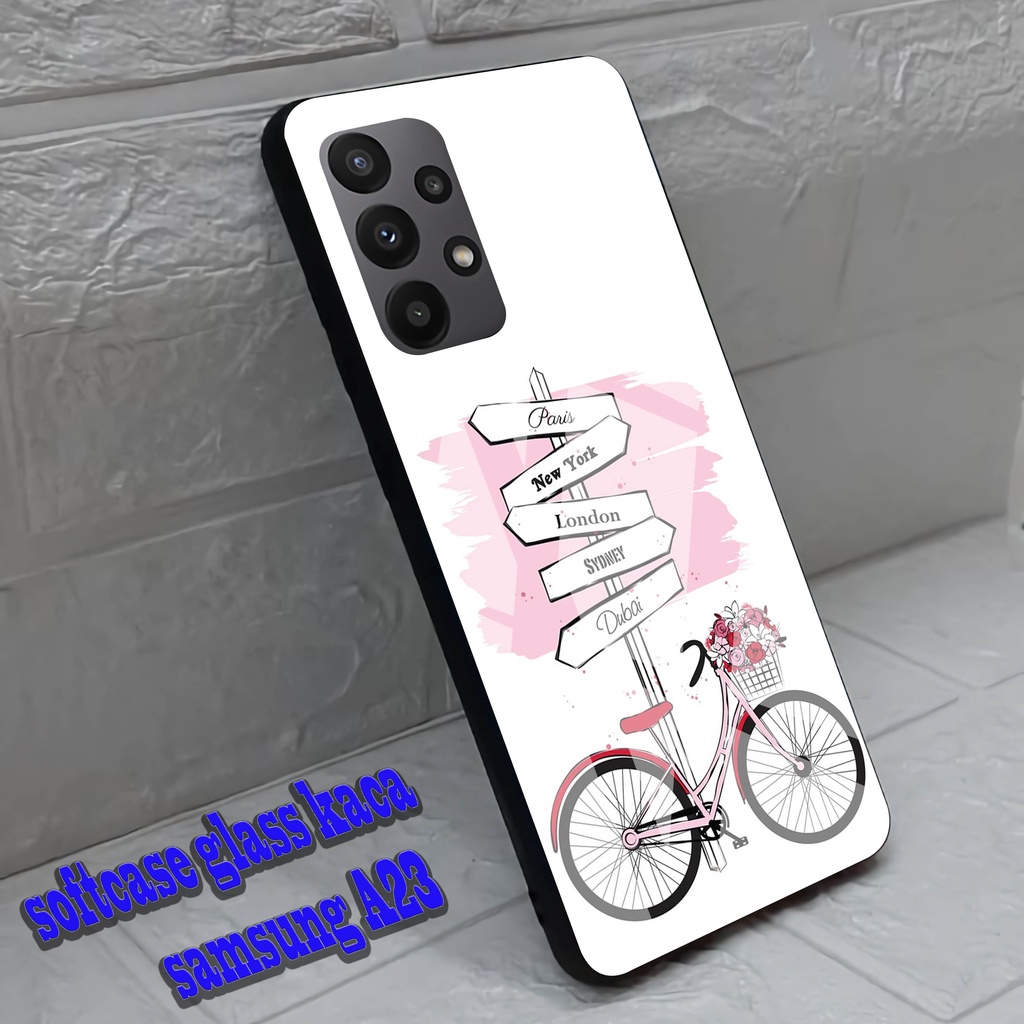Jual Softcase Glass Kaca SAMSUNG A23- Case Hp Pelindung Handphone ...