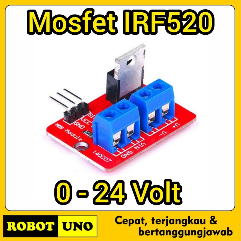 Jual IRF520 Mosfet Driver Motor Module | Shopee Indonesia