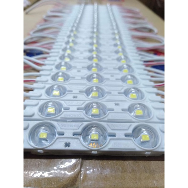 Jual led module 3mata bening/transparan DC-12V white/putih 1,5w | Shopee Indonesia
