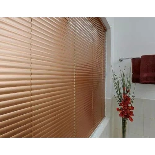 Jual Tirai Almunium / Horizontal Blinds Motif Kayu Murah | Shopee Indonesia
