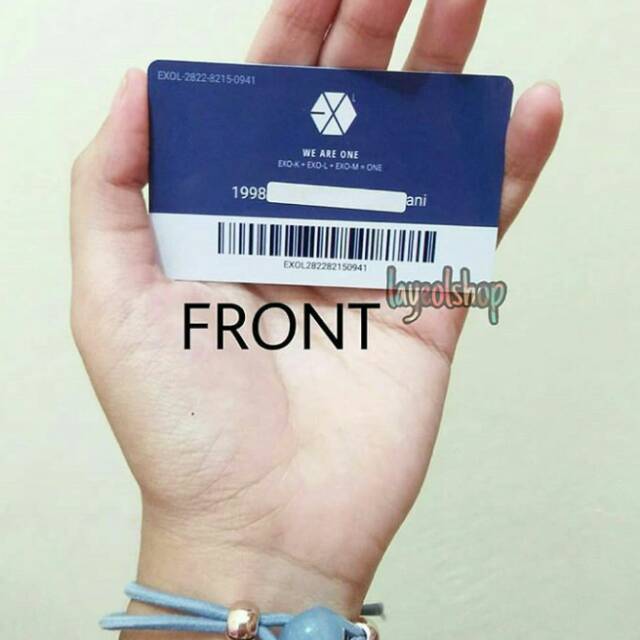 Jual L-Card / id card Exol | Shopee Indonesia