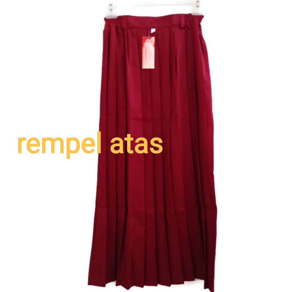 Jual rok panjang merah - bawahan merah - seragam sekolah SD | Shopee Indonesia