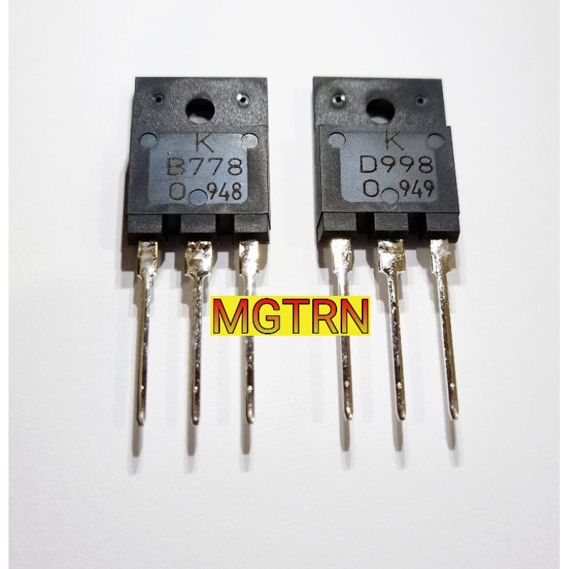 Jual Transistor B778 & D998 Original {1set/sepasang} | Shopee Indonesia