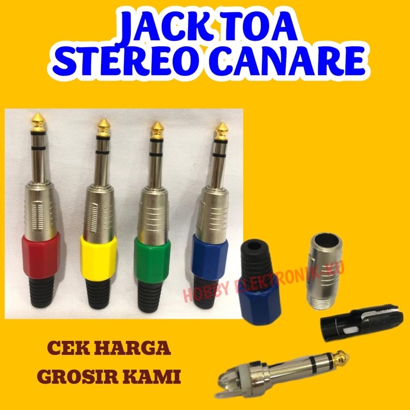 Jual JACK TOA STEREO CANARE | Shopee Indonesia