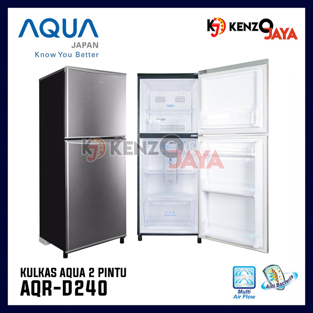 Jual Kulkas 2 Pintu AQUA Japan AQR-D240 | Shopee Indonesia
