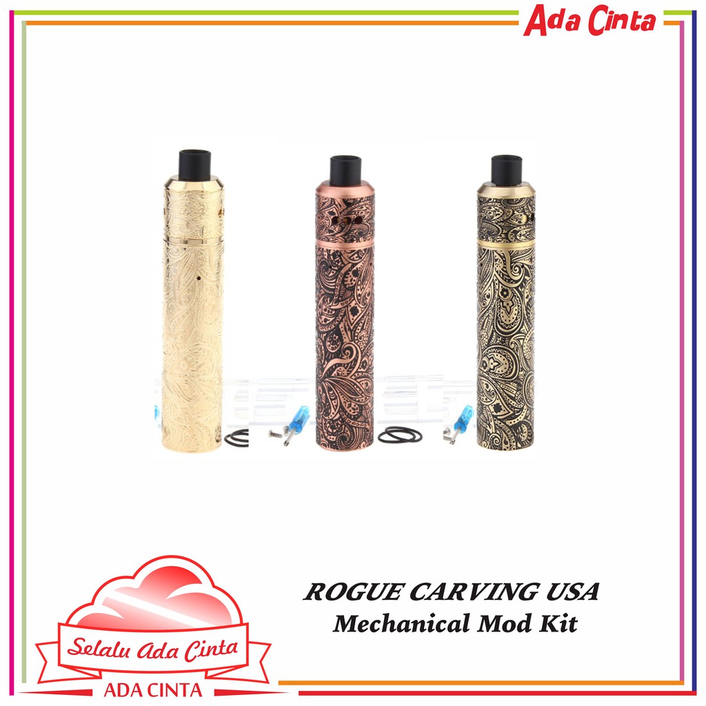 Jual ROGUE CARVING STYLED MECHANICAL MOD RDA KIT | Shopee Indonesia
