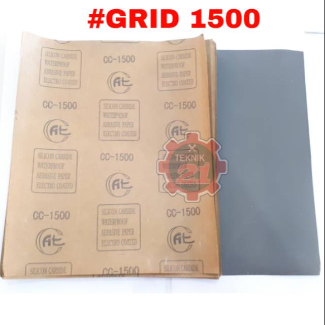 Jual AMPLAS HALUS GRID 1500 PERLEMBAR AMPLAS 1500 | Shopee Indonesia