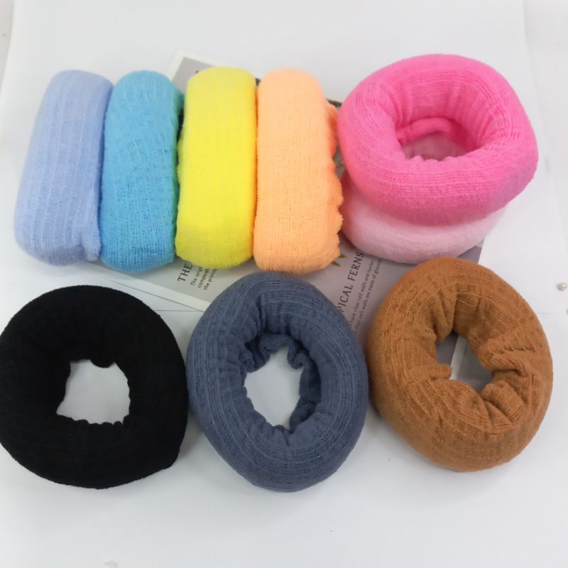 Jual Ikat Rambut Donat Jumbo Isi 1pcs | Shopee Indonesia