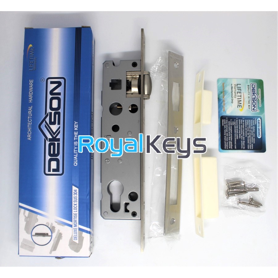 Jual Mortise Lock Dekson Dekkson MTS RL DL 84030 SSS Body Kunci Pintu ...