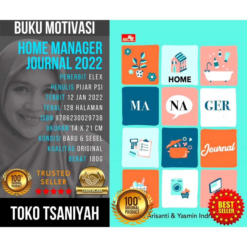Jual Buku Pengembangan Diri Home Manager Journal 2022 Risa Arisanti ...