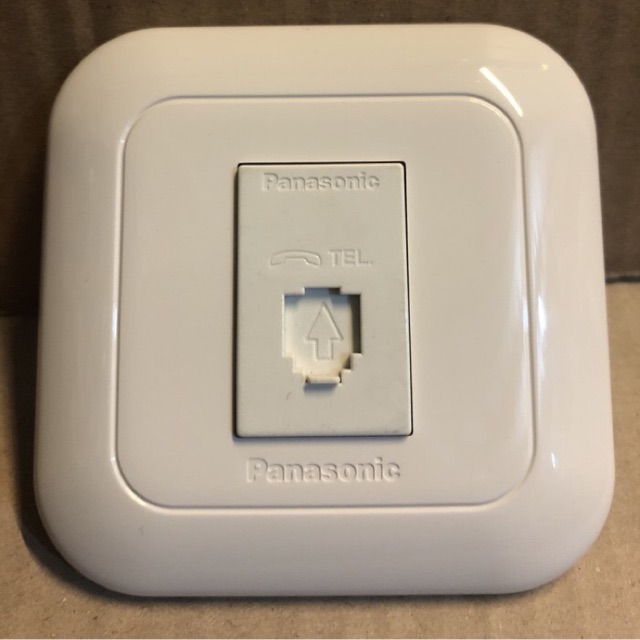 Jual Stop kontak telepon / outlet telephone panasonic + frame single 1 ...