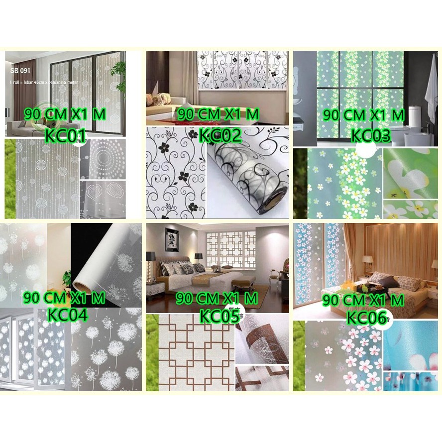 Jual STICKER KACA / SUNBLAST / WINDOWS STIKER WALLPAPER DINDING (HARGA ...