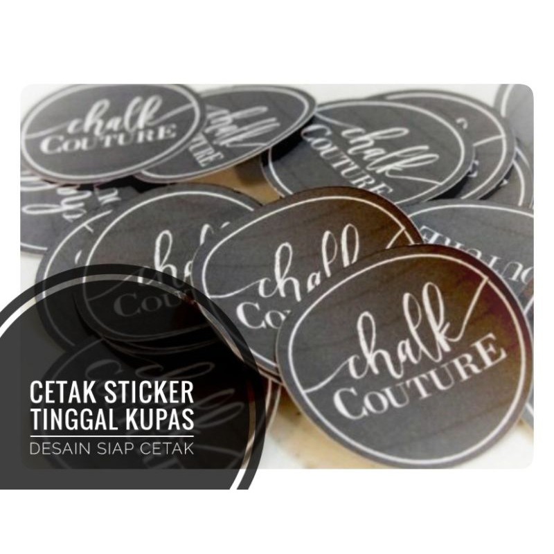Jual Custom stiker potong pola atau bulat | Shopee Indonesia