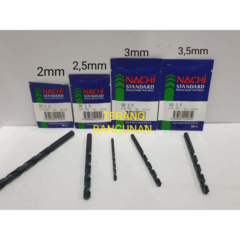 Jual MATA BOR NACHI 2MM 2,5MM 3MM 3,5MM (HARGA SATUAN) | Shopee Indonesia