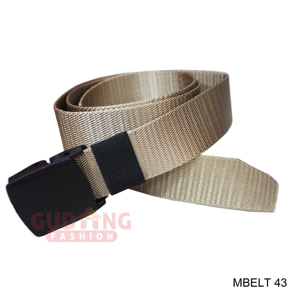 Jual Ikat Pinggang Pria Kain Canvas Gesper Plastik / Metal (MBELT) | Shopee Indonesia