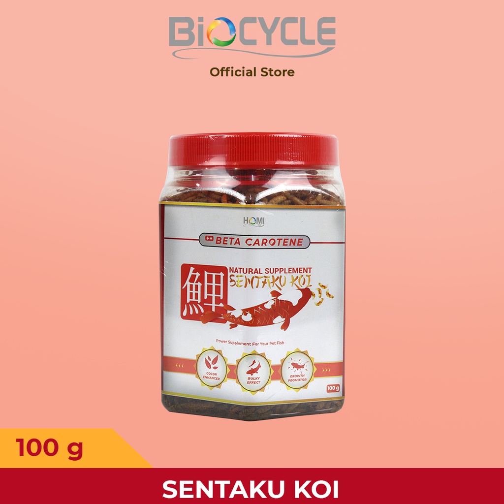 Jual SENTAKU KOI 100 g (Maggot BSF Premium), Suplemen Pakan Ikan Koi ...