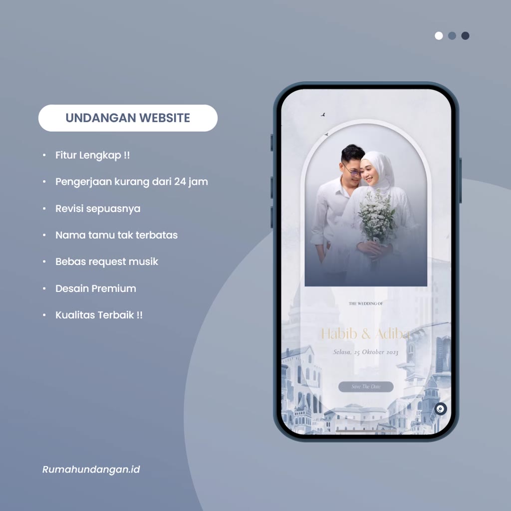 Jual Undangan Digital Website Pernikahan Premium Vintage | Shopee Indonesia