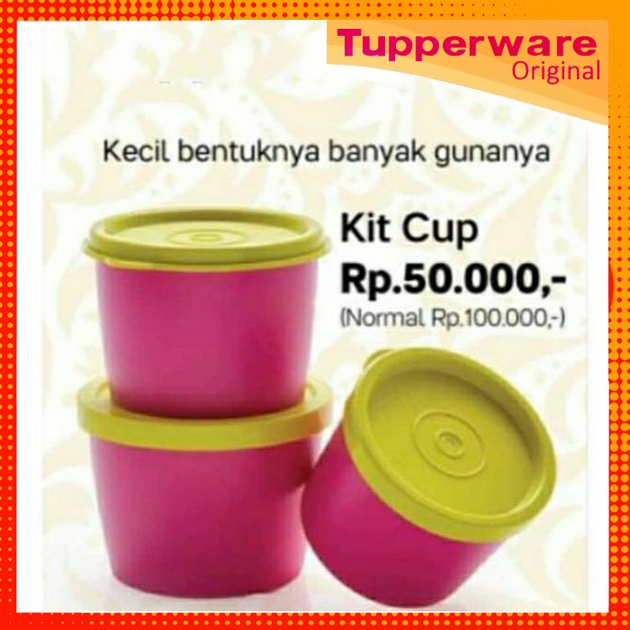 Jual Kit Cup Tupperware Gelas Serbaguna | Shopee Indonesia