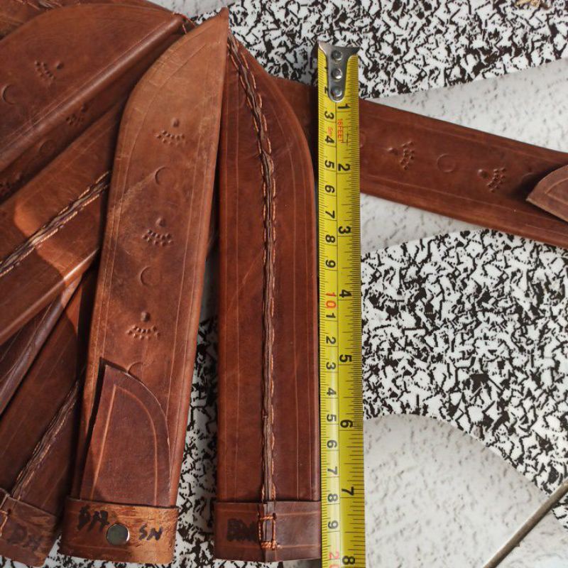 Jual RANGKA PISAU 20CM KULIT SAPI ASLI 100% | Shopee Indonesia